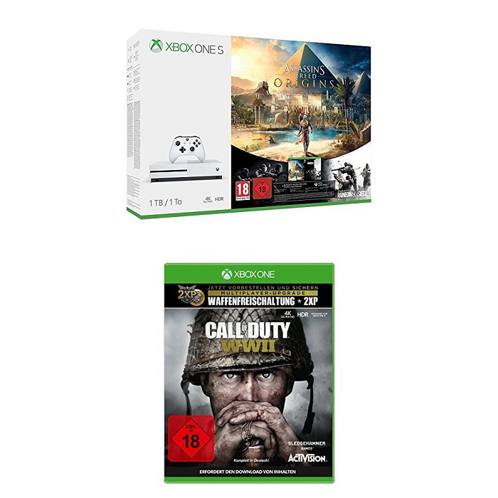 Pack Xbox One S Call of Duty WW2 à 232 € | ChocoBonPlan.com