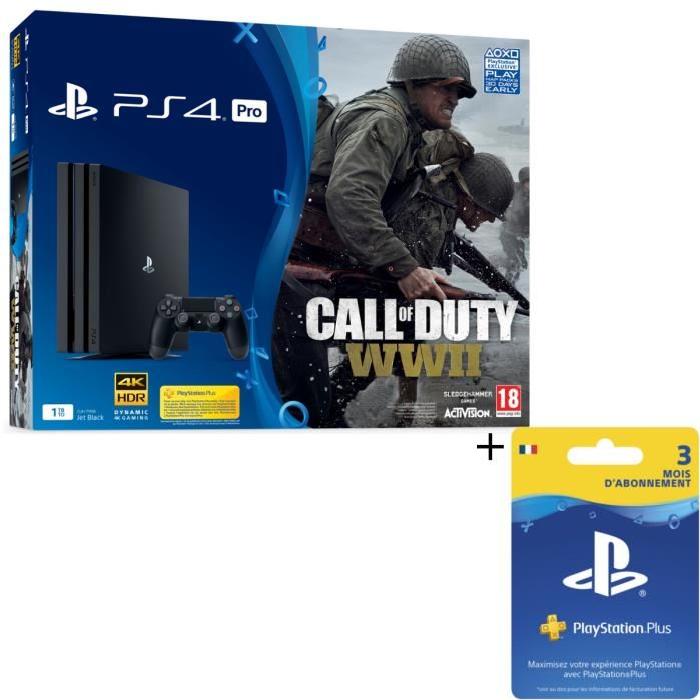 Bon plan PS4 Pro Call of Duty WW2 à 399 € | ChocoBonPlan.com