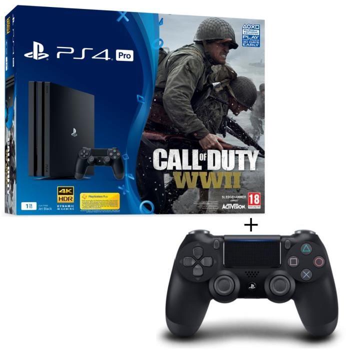 PS4 Pro Call of Duty 2 manettes à 419 € | ChocoBonPlan.com