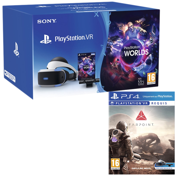 Pack PS VR Farpoint VR à 349,99 euros | ChocoBonPlan.com
