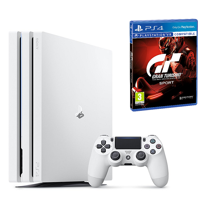 PS4 Pro Blanche Gran Turismo pas cher à 349 € | ChocoBonPlan.com