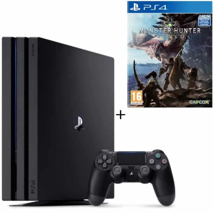 Pack PS4 Pro Monster Hunter World à 409,99€ | ChocoBonPlan.com
