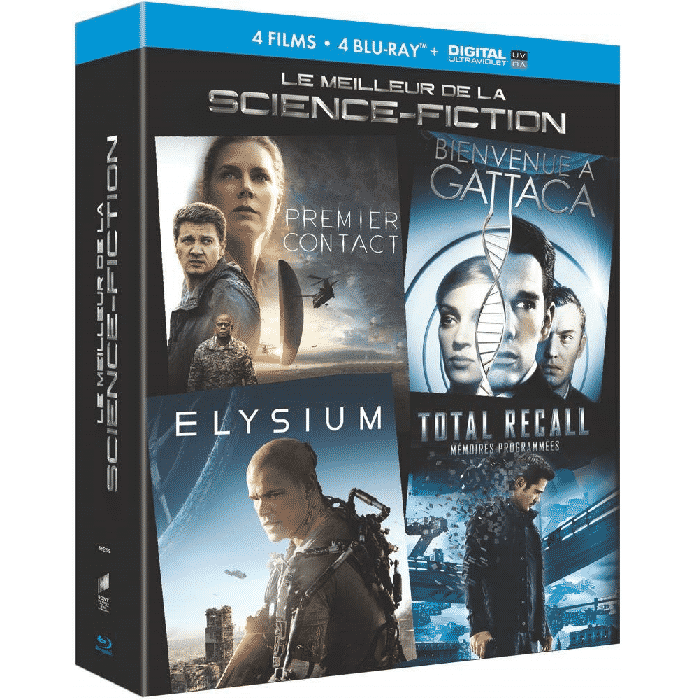 Coffret Blu Ray Science Fiction (4 films) | ChocoBonPlan.com