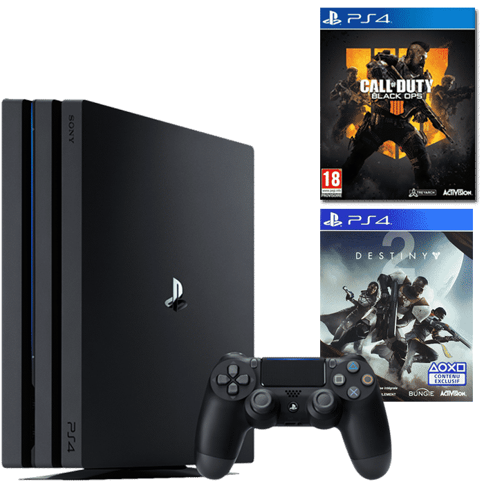 Promo Black Friday PS4 Pro : un pack 2 jeux à 399 € | ChocoBonPlan.com