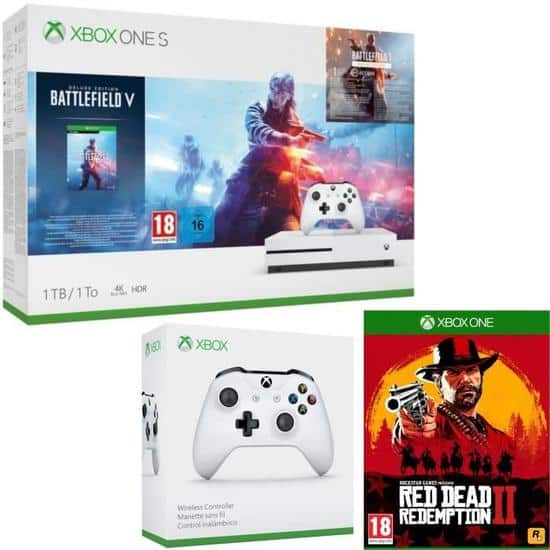 Pack Xbox One S Battlefield 5 Deluxe avec jeux | ChocoBonPlan.com