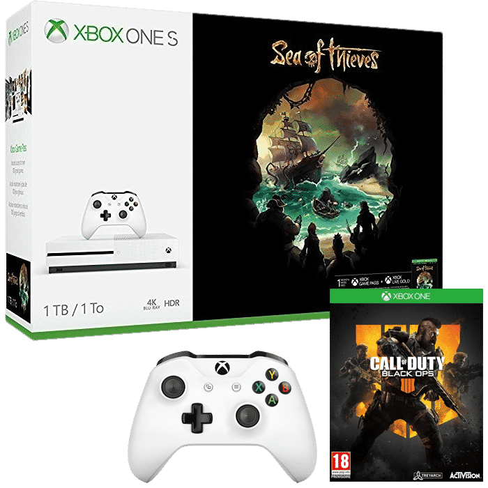 Pack Xbox One S 1 To + 2 jeux + 2 manettes | ChocoBonPlan.com