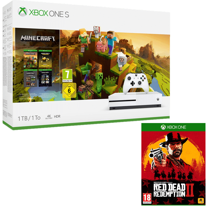 Pack Xbox One S Red Dead Redemption + Minecraft | ChocoBonPlan.com