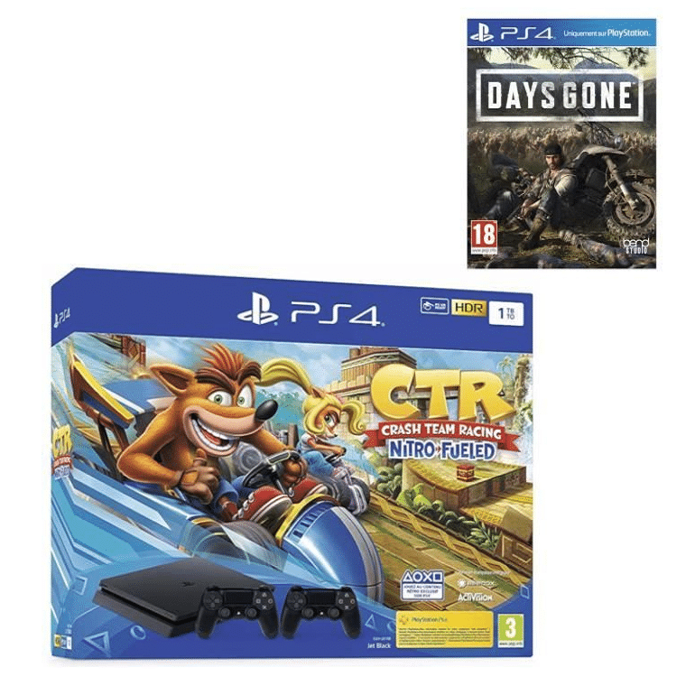 PS4 Slim Crash Team Racing pas cher : les offres | ChocoBonPlan.com