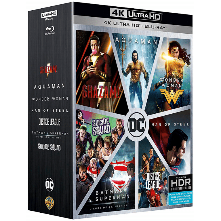 Coffret Intégrale DC Extended Universe en Blu-Ray 4K/2D (7 films ...