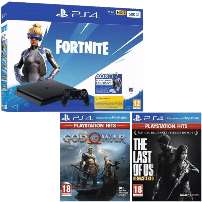 Pack PS4 Slim 2 jeux PS Hits : les offres | ChocoBonPlan.com