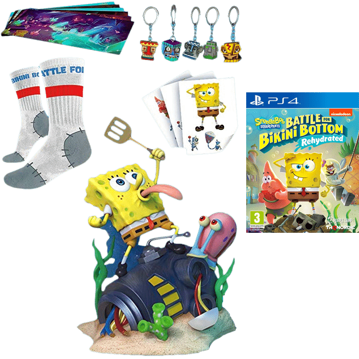 SpongeBob Squarepants Shiny Edition PS4 | ChocoBonPlan.com