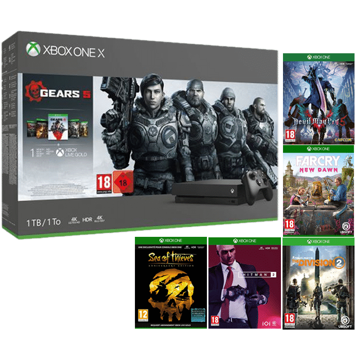 Pack Xbox One X 10 Jeux Fnac : promo limitée | ChocoBonPlan.com