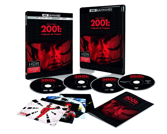 2001 : l'odyssée de l'espace en Blu-Ray 4K/2D/DVD/Goodies ...