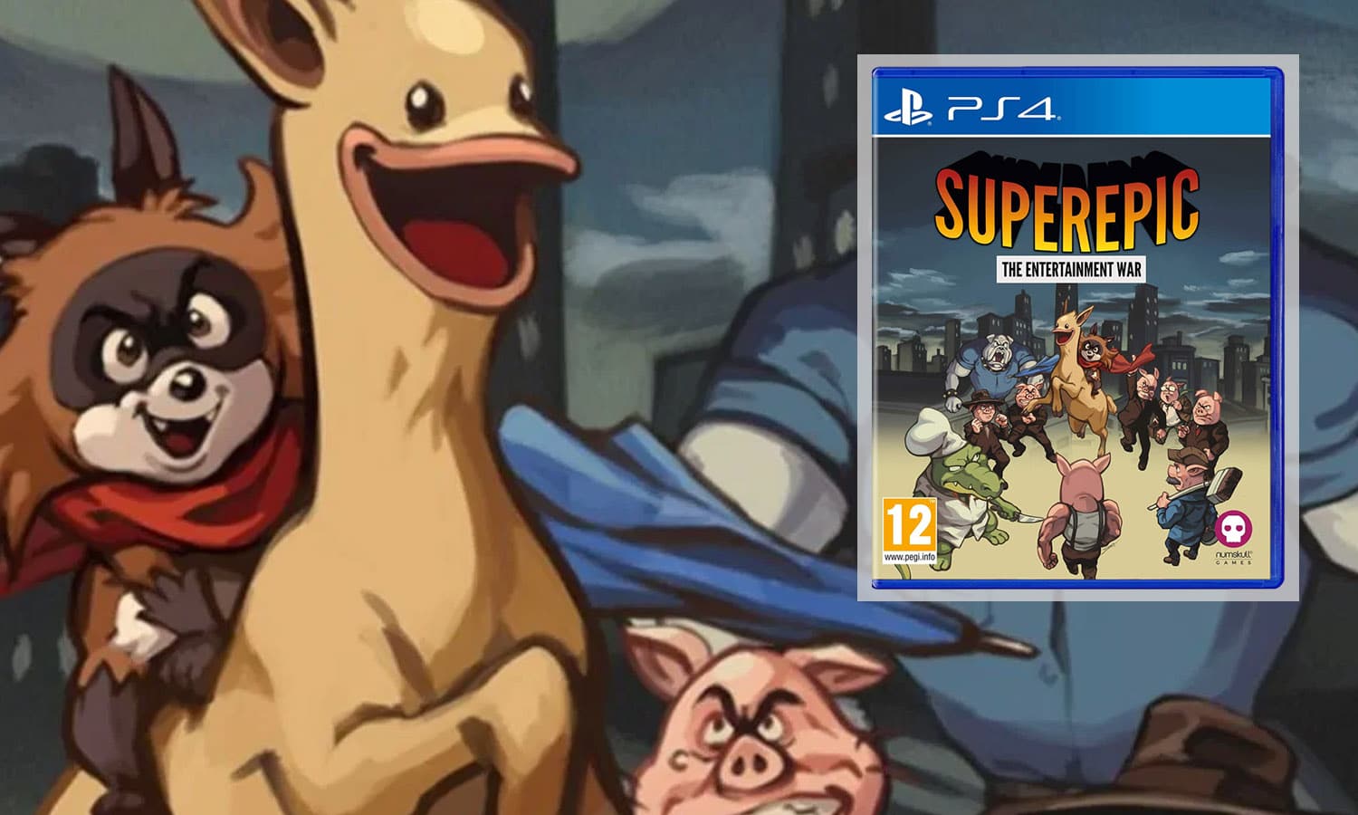 SuperEpic The Entertainment War sur PS4 | ChocoBonPlan.com