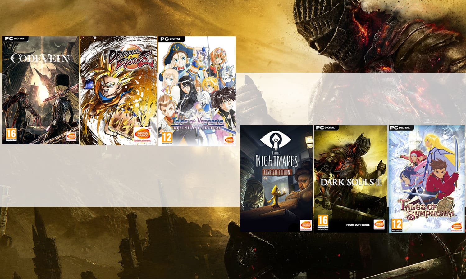 Promo Jeux PC Bandai Namco : les offres | ChocoBonPlan.com