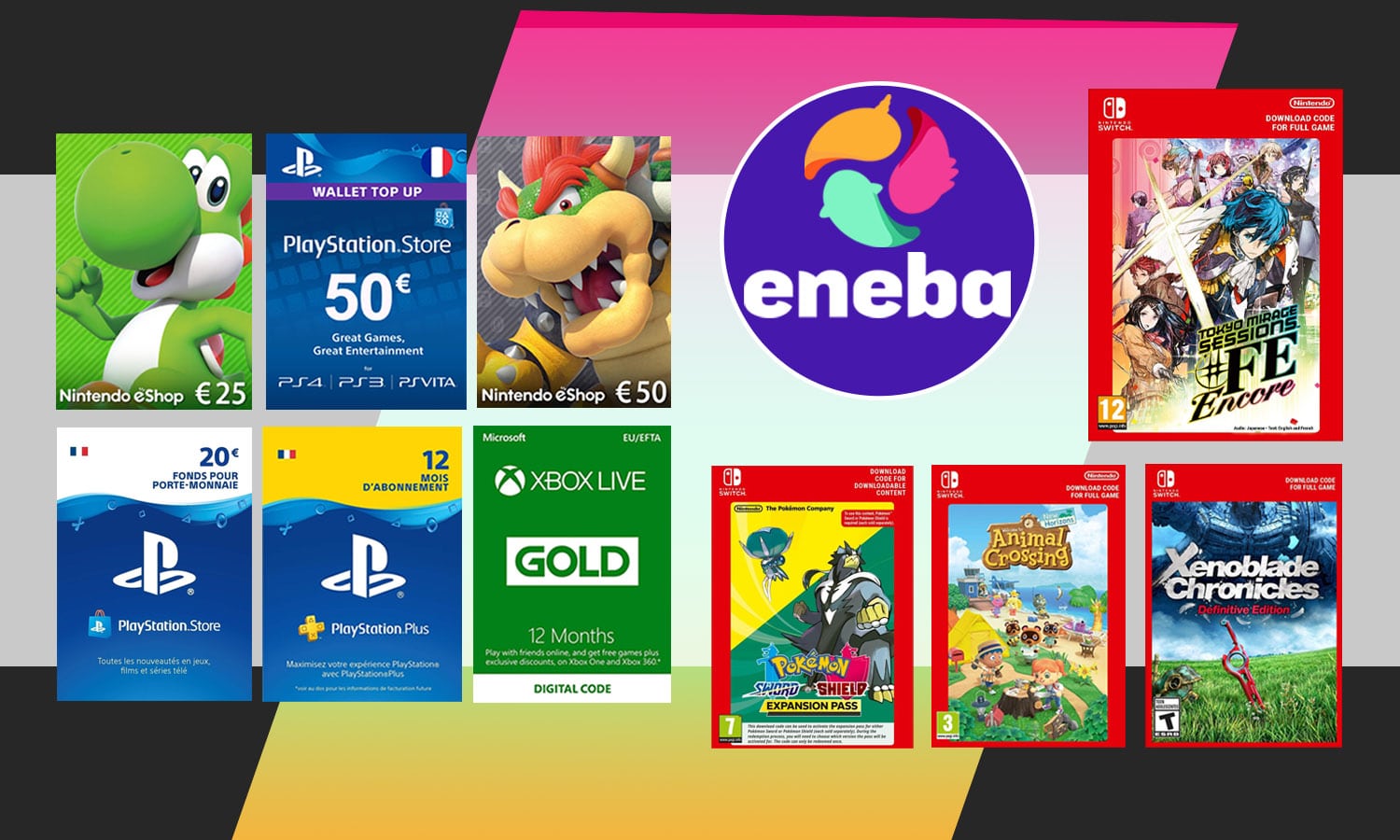 Code promo Eneba : les réductions disponibles | ChocoBonPlan.com