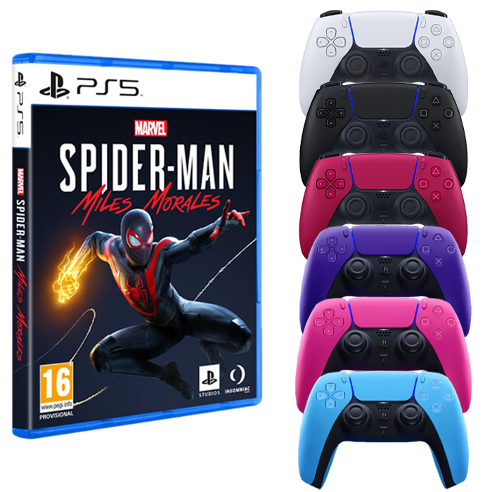 Packs Manette PS5 avec Spiderman Miles Morales | ChocoBonPlan.com