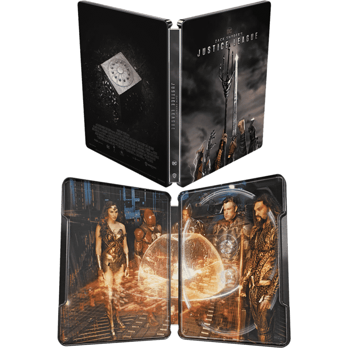 Justice League Zack Snyders Blu Ray 4K Steelbook | ChocoBonPlan.com