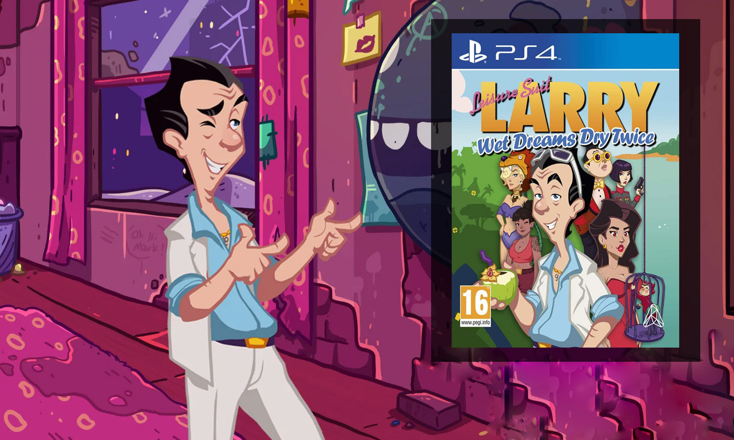 Leisure Suit Larry Wet Dreams Dry Twice sur PS4 | ChocoBonPlan.com