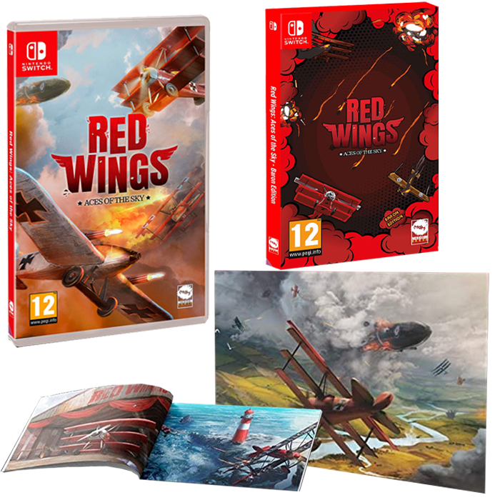 Red Wings Aces of The Sky Baron Edition sur Switch | ChocoBonPlan.com