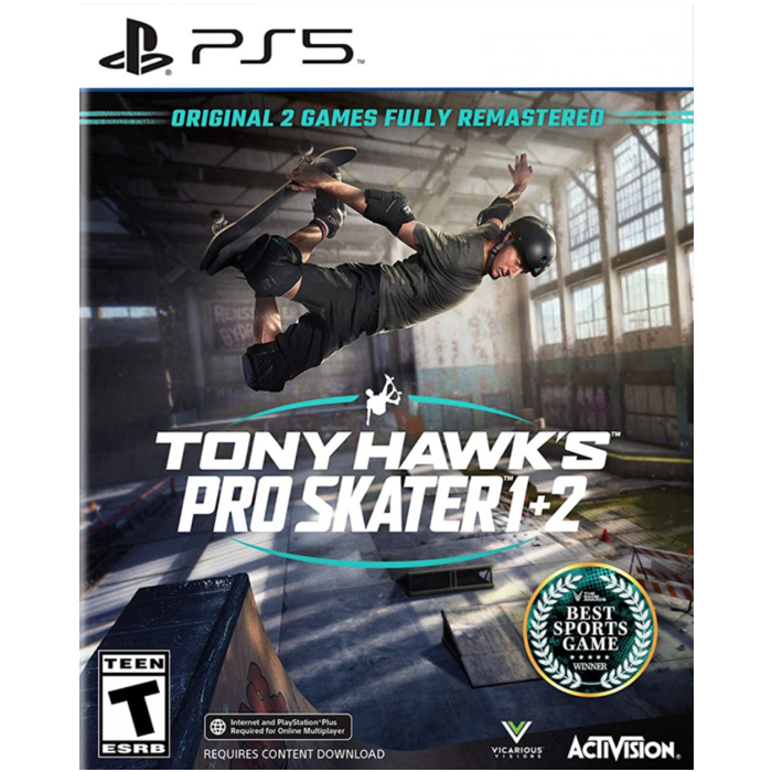 Tony Hawk Pro Skater 1 + 2 sur PS5 | ChocoBonPlan.com