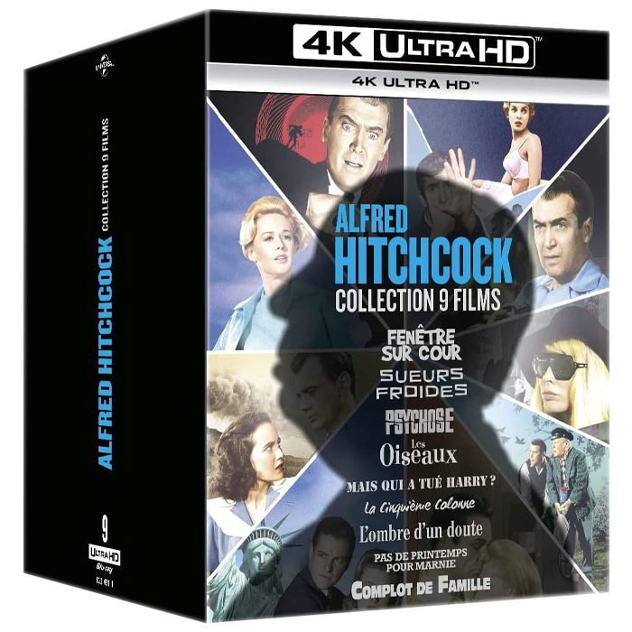 Alfred Hitchcock Collection 9 Films 4K : les offres | ChocoBonPlan.com