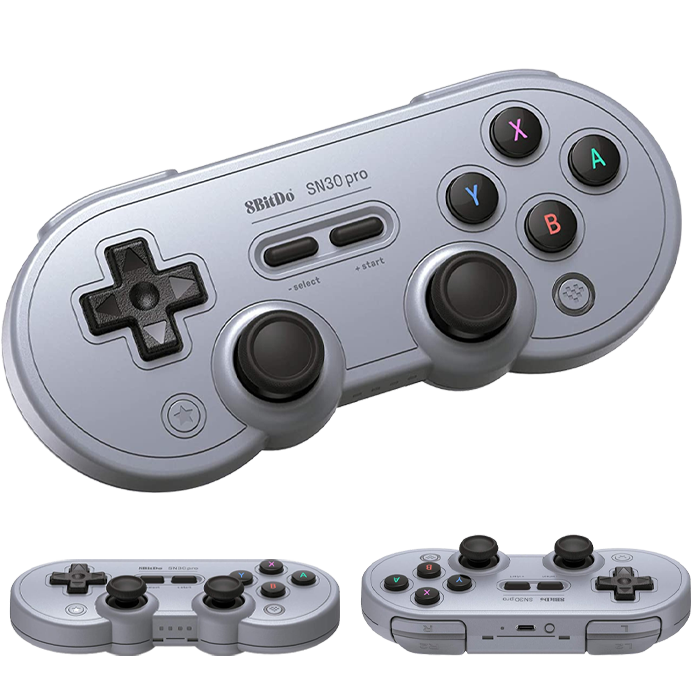 Manette Sans Fil 8bitdo Sn30 Pro Grey Les Offres