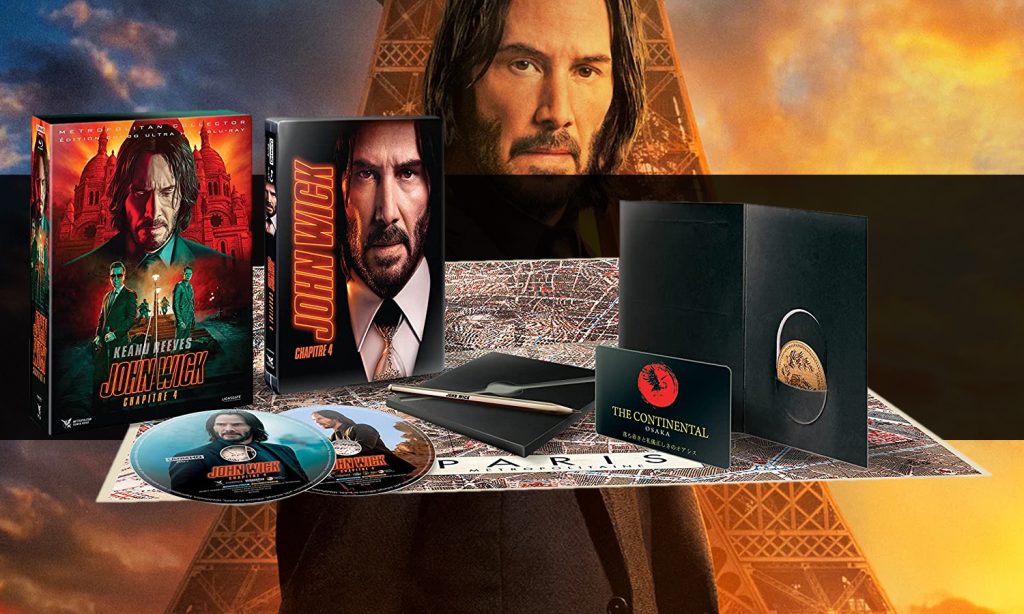 John Wick Chapitre 4 Blu Ray Collector Steelbook. | ChocoBonPlan.com