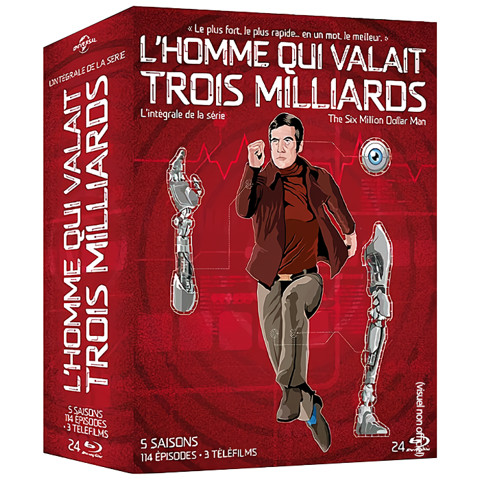 LHomme qui valait trois milliards Integrale 1 5 Blu ray | ChocoBonPlan.com