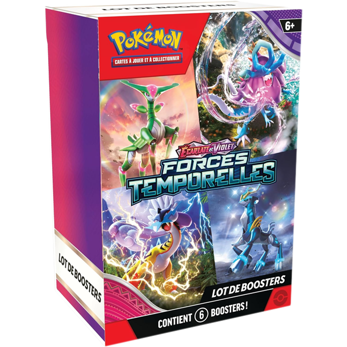 Pokemon 6 boosters Forces Temporelles : les dispo | ChocoBonPlan.com