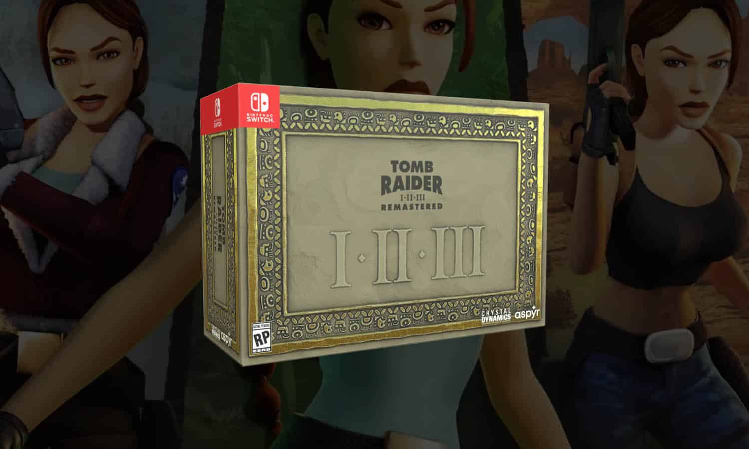 Tomb Raider 1 2 3 Remastered Collector Switch | ChocoBonPlan.com