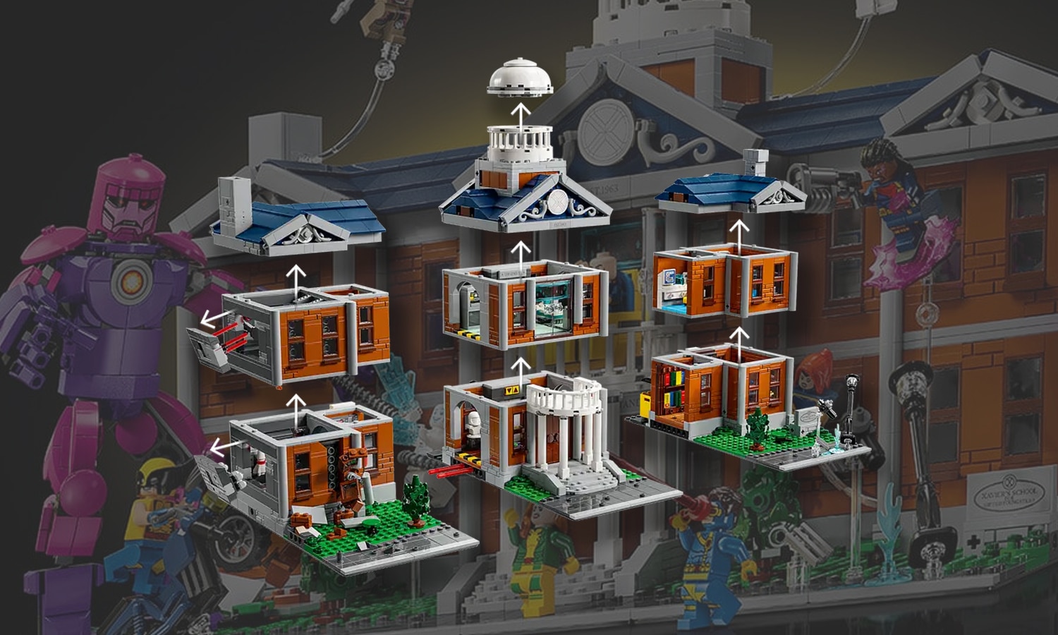 Lego Marvel X Men l’institut Xavier 76294 : tous les prix ...