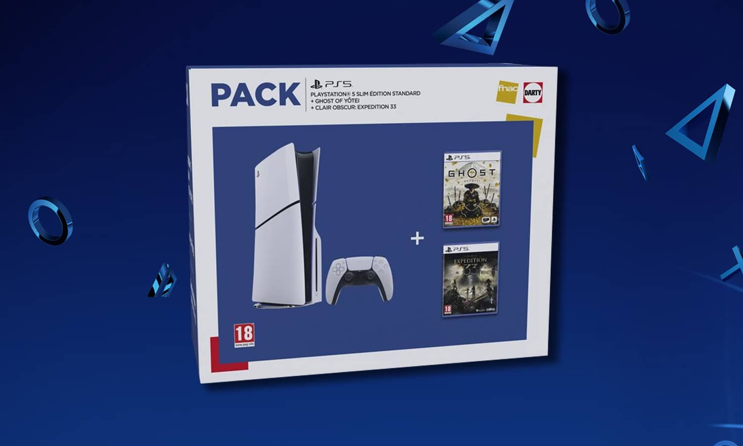 Pack PS5 Slim Ghost of Yōtei et Expedition 33 | ChocoBonPlan.com