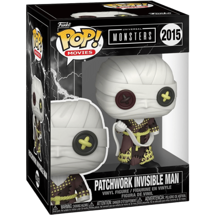 Funko Pop Universal Monsters Patchwork L'Homme invisible : où le ...
