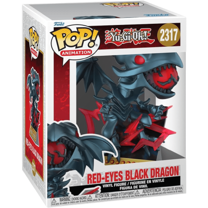 Funko Pop Yu-Gi-Oh dragon noir aux yeux rouges | ChocoBonPlan.com